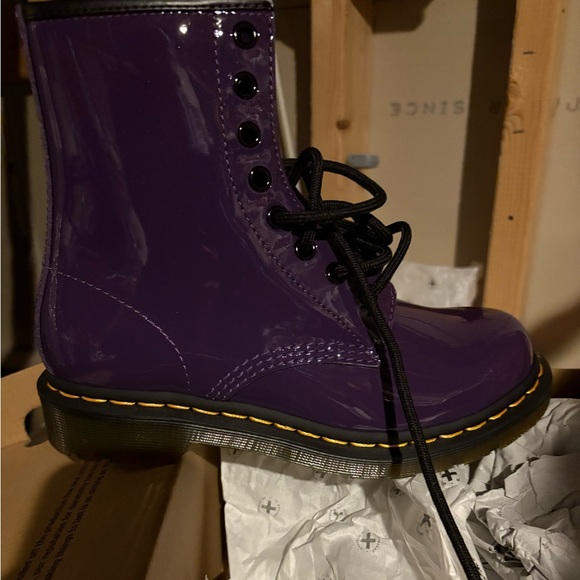 Dr. Martens | Shoes | Purple Patent Leather Doc Martins | Poshmark